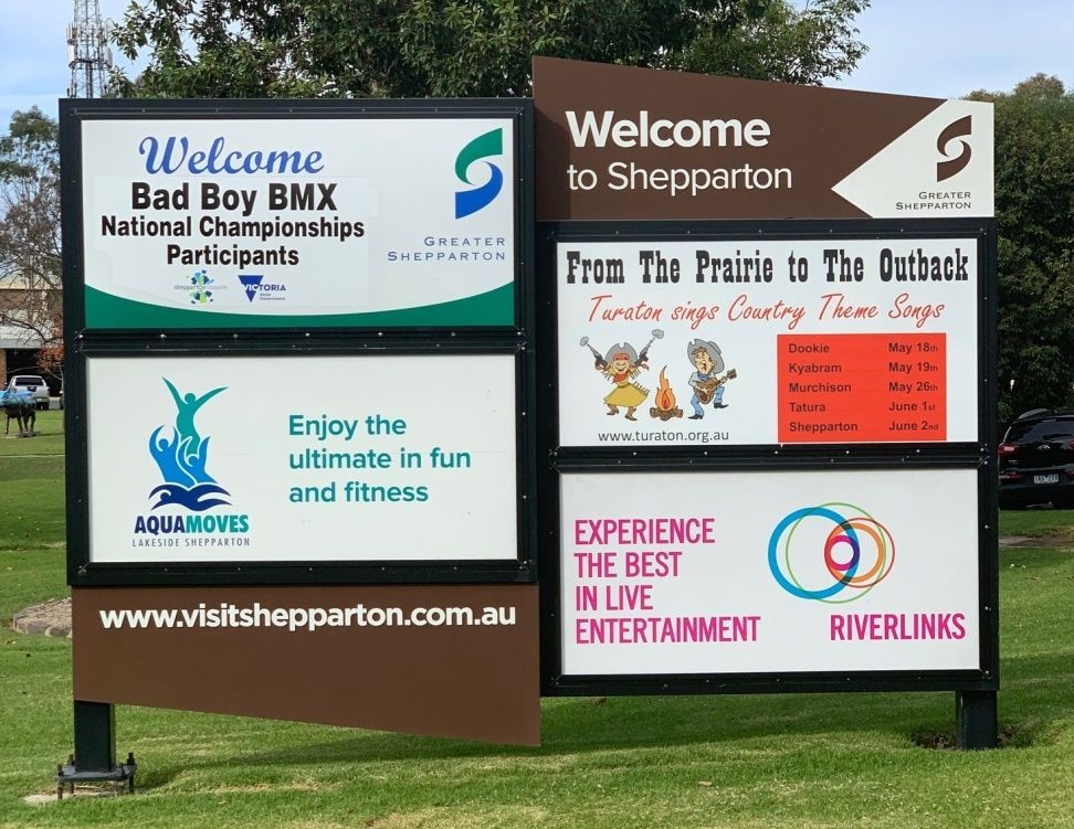 Town Entry Sign Bookings - Greater Shepparton City Council